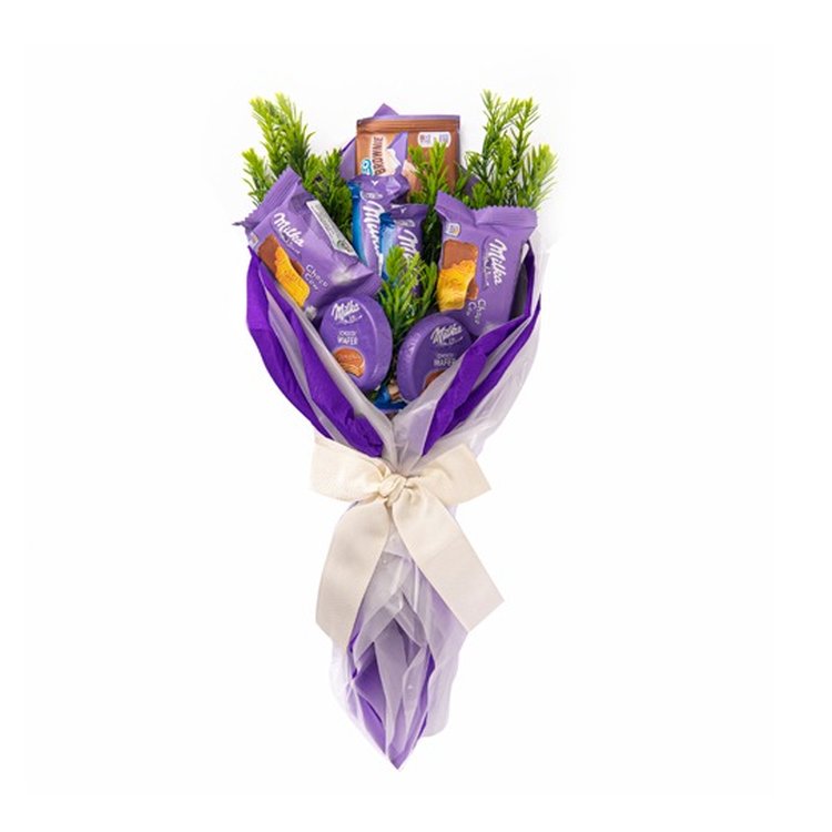 Buquê de Chocolates Milka | Nova Flor