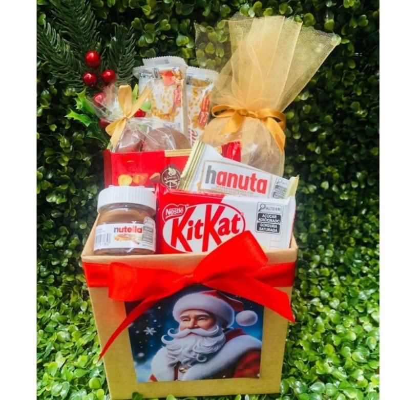 Cesta de Natal Doces do Papai Noel | Nova Flor